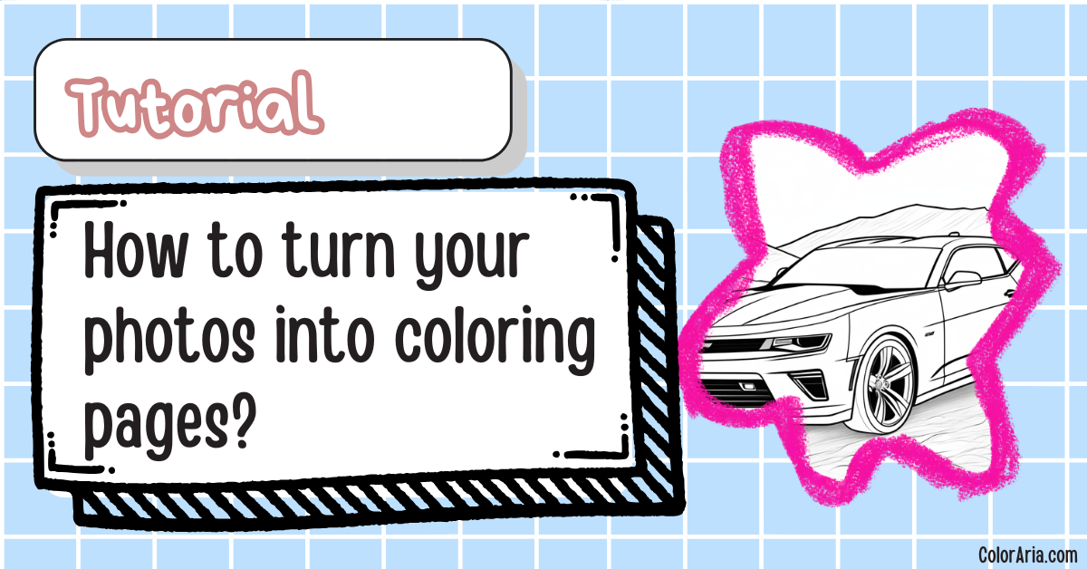 How to Turn Your Photos into Coloring Pages | ColorAria